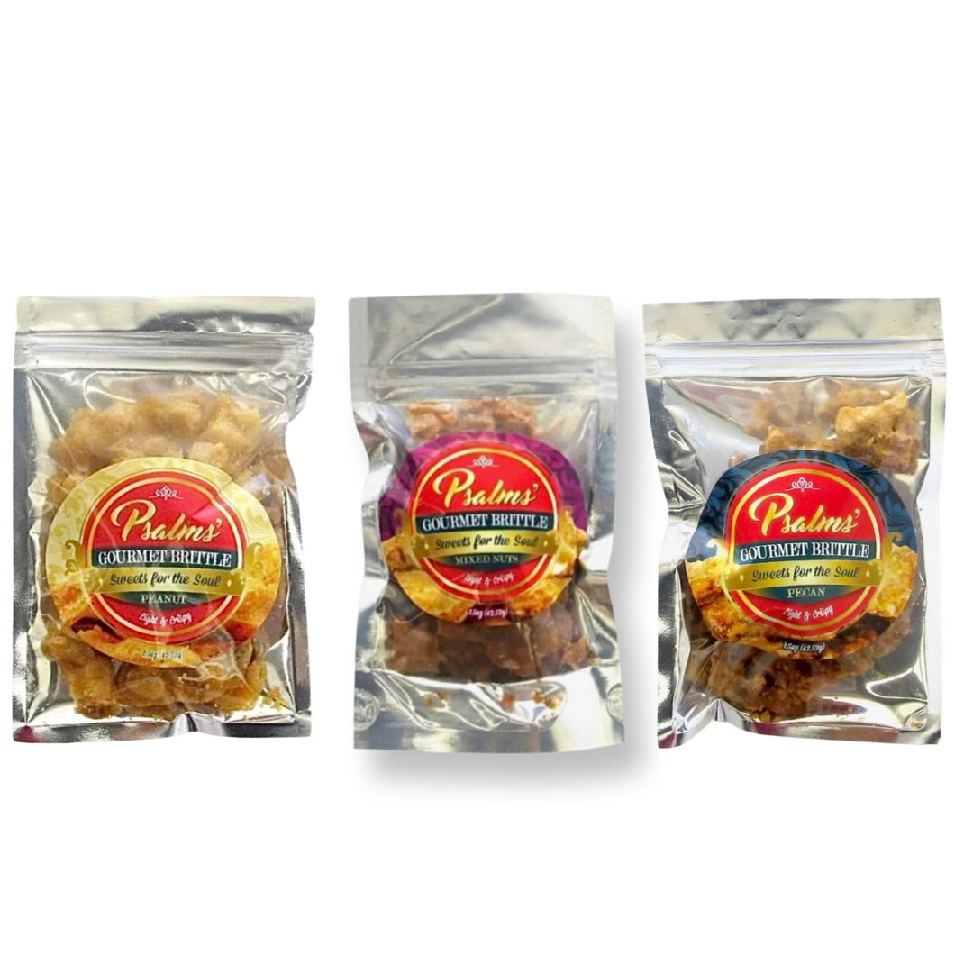 Snack Pack Trio (Build Your Bundle) – Psalms Gourmet Brittle